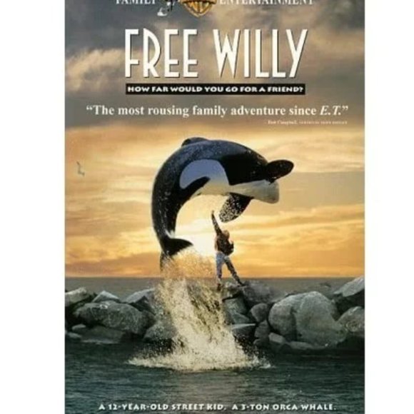 Warner Bros. | Media | Vintage Collectible Free Willy Clam Vhs | Poshmark